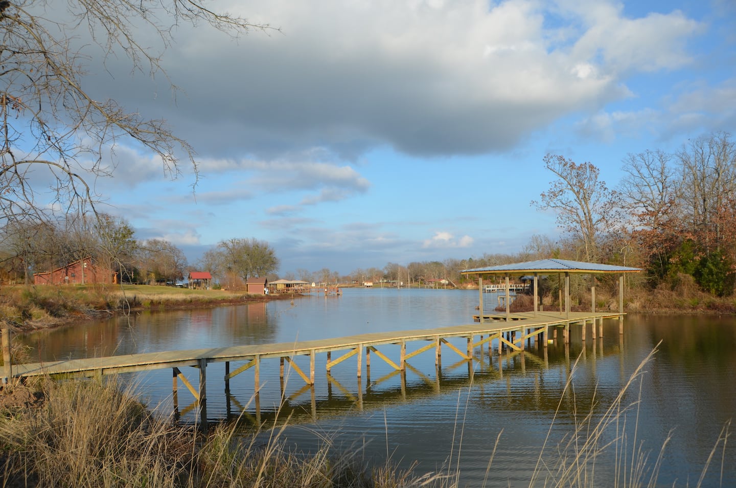 100′ Boat Dock – Lake Fork Farm